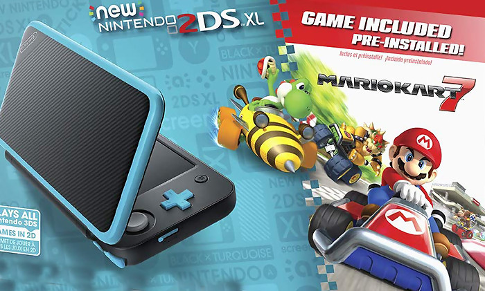 2DS XL : trois nouveaux packs Mario Kart 7 pour les Etats-Unis