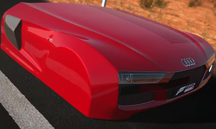 Xbox One Slim : Microsoft sort la vidéo de la console custom Audi R8