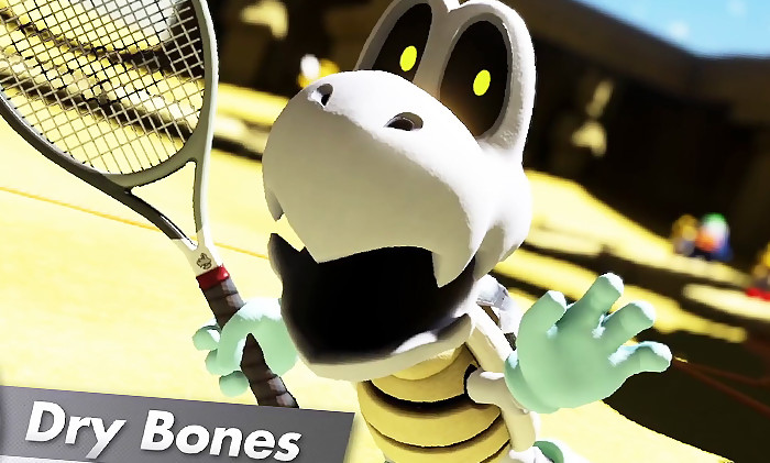Mario Tennis Aces : une nouvelle vidéo avec Skelerex