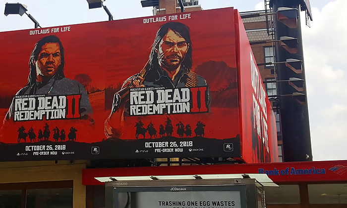 Red Dead Redemption 2 : la campagne marketing a été lancée à New York