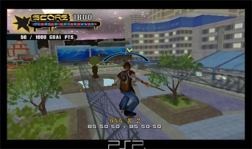 Tony Hawk skate sur PSP