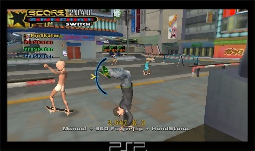 Tony Hawk skate sur PSP