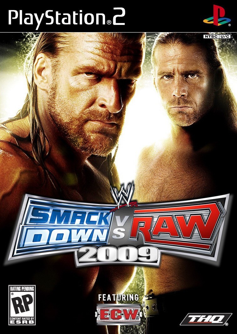 Jaquettes WWE Smackdown VS Raw 2009 featuring ECW