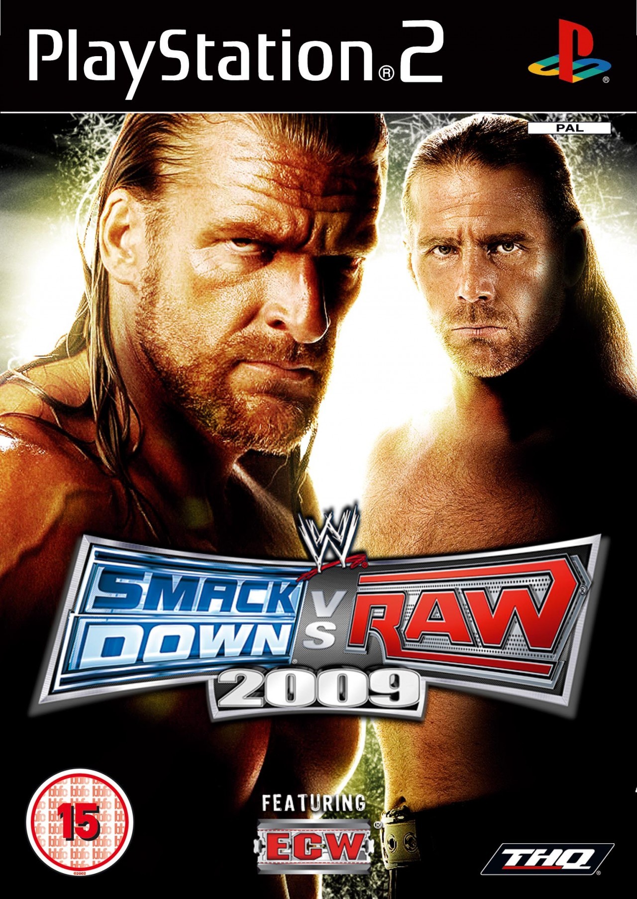 Jaquettes WWE Smackdown VS Raw 2009 featuring ECW