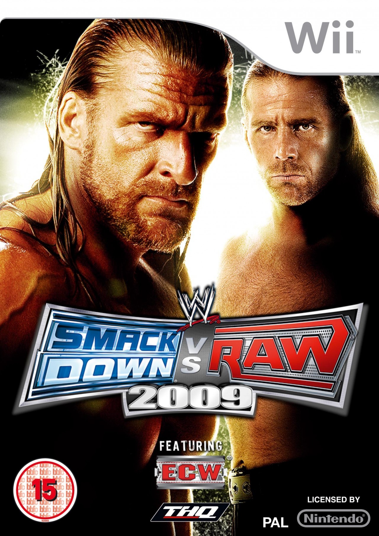 Jaquettes WWE Smackdown VS Raw 2009 featuring ECW